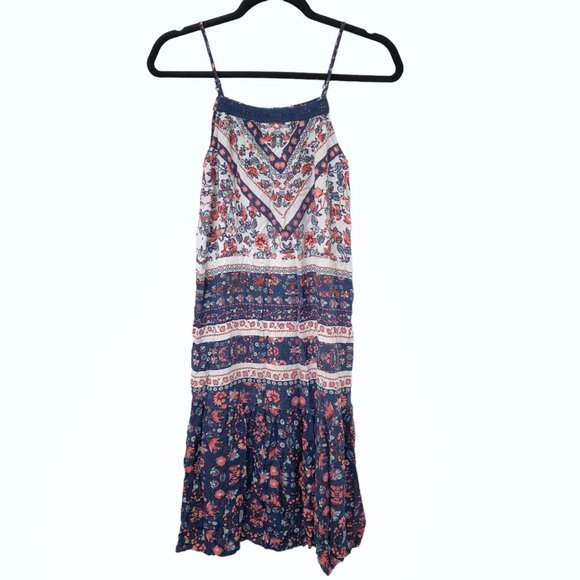 Chelsea & Violet | Dresses | Chelsea Violet Girls Navy White Floral ...